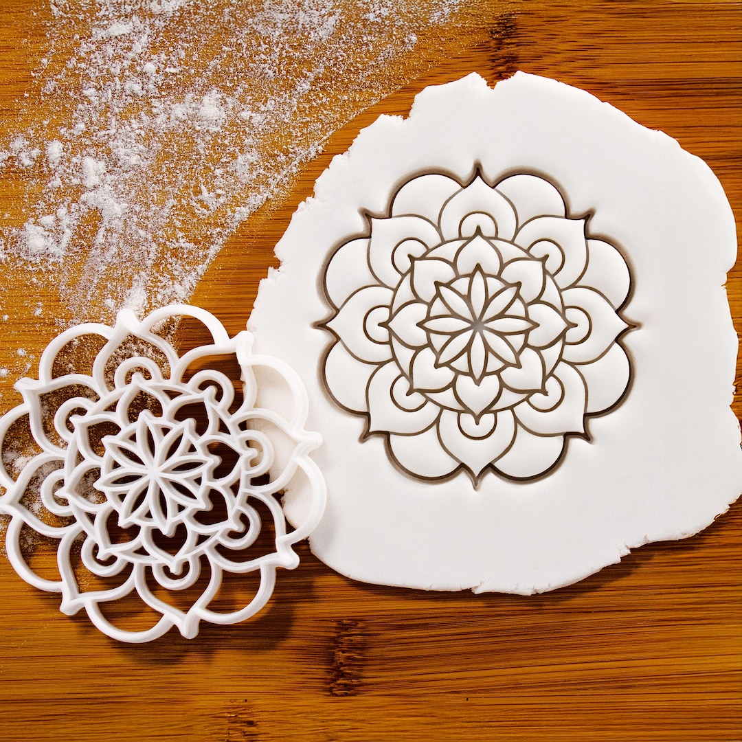 Mandala 1 Cookie Cutter - Geometric Symbolic Representation of the ...