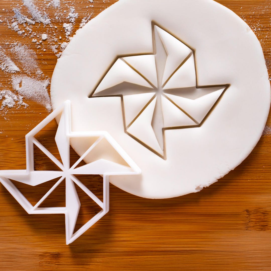 Origami Pinwheel Cookie Cutter – Whimsical Windmill Shape for Summer ...