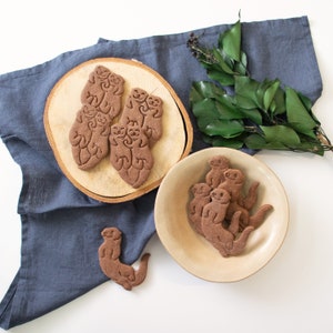 Sea Otter Cookie Cutter | Otterly Cute Happy Otters Theme River Biscuit ...