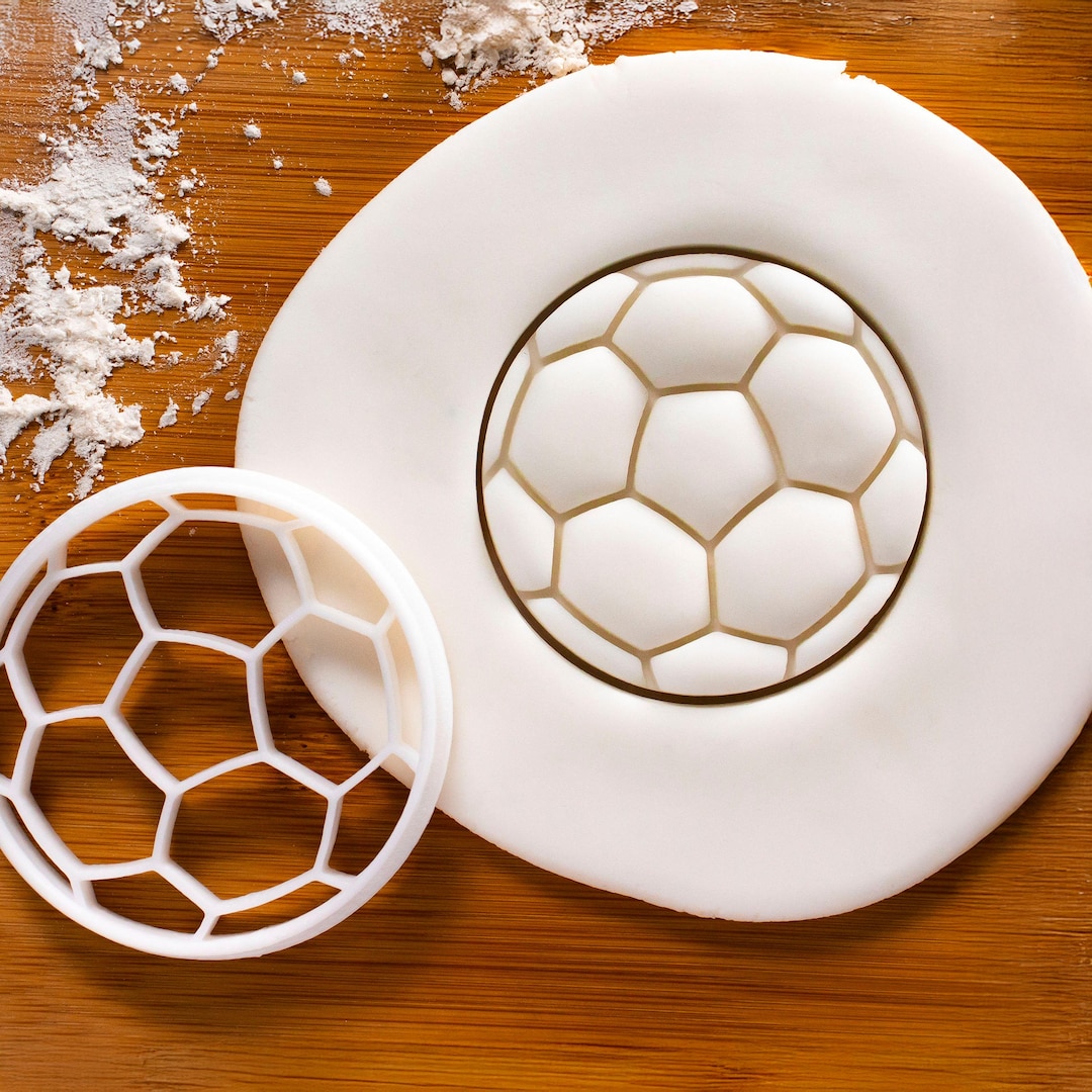 Soccer Ball Cookie Cutter – Sports Shape for Football, Team & Birthday ...