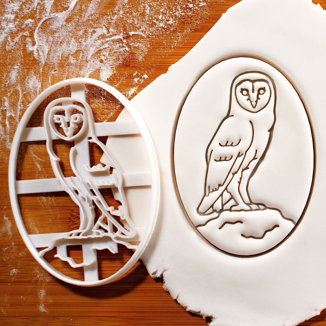 Barn Owl Cookie Cutter - Wise and Whimsical Bird for Enchanting ...