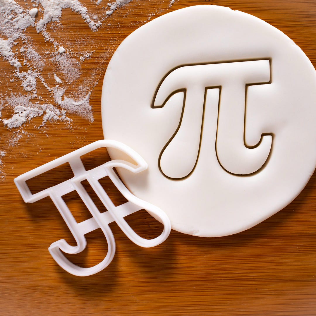 Pi Cookie Cutter - 2 Sizes to Choose From | Biscuit Dough, Fondant ...