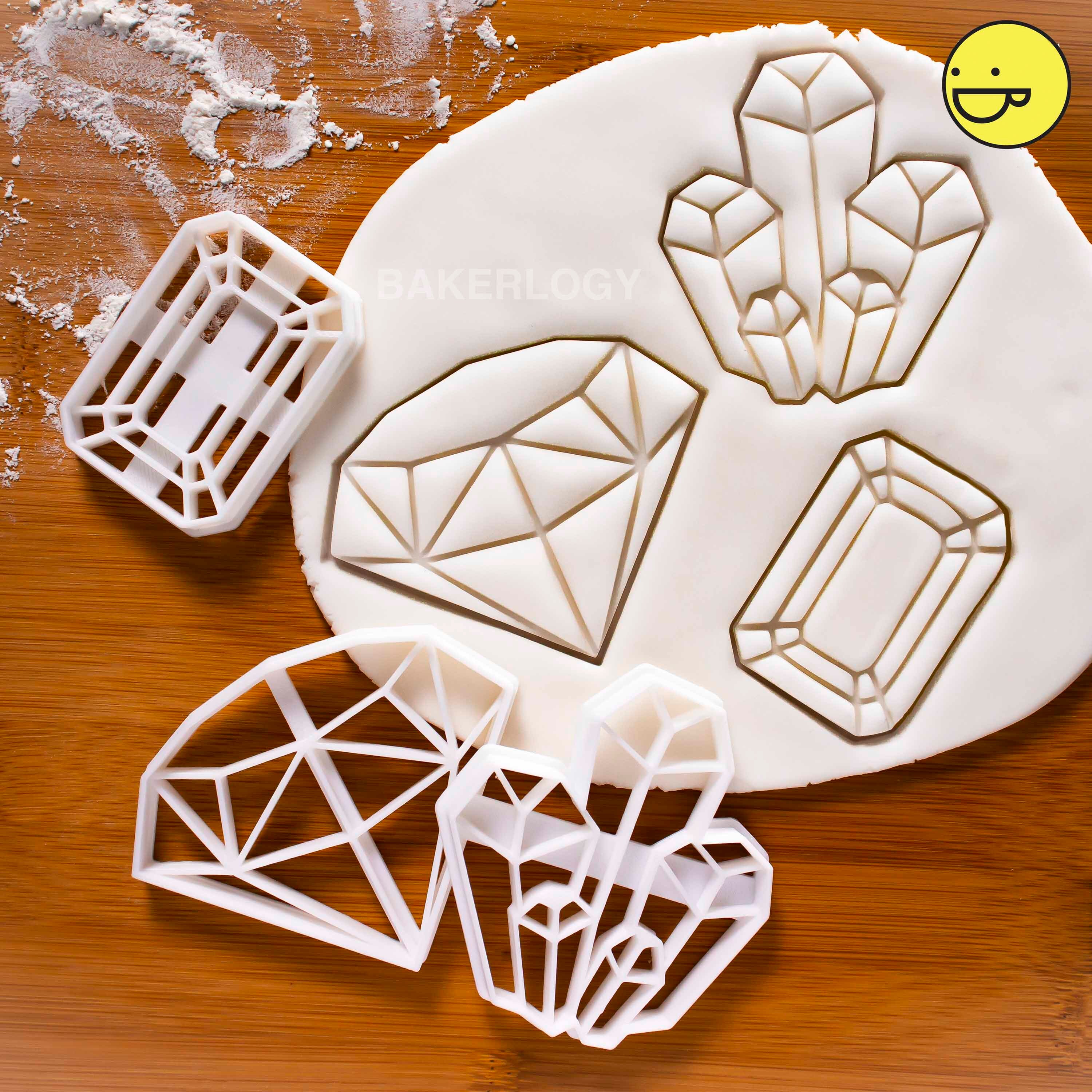 Diamond cookie cutter biscuit cutters one of a kind ooak - Etsy
