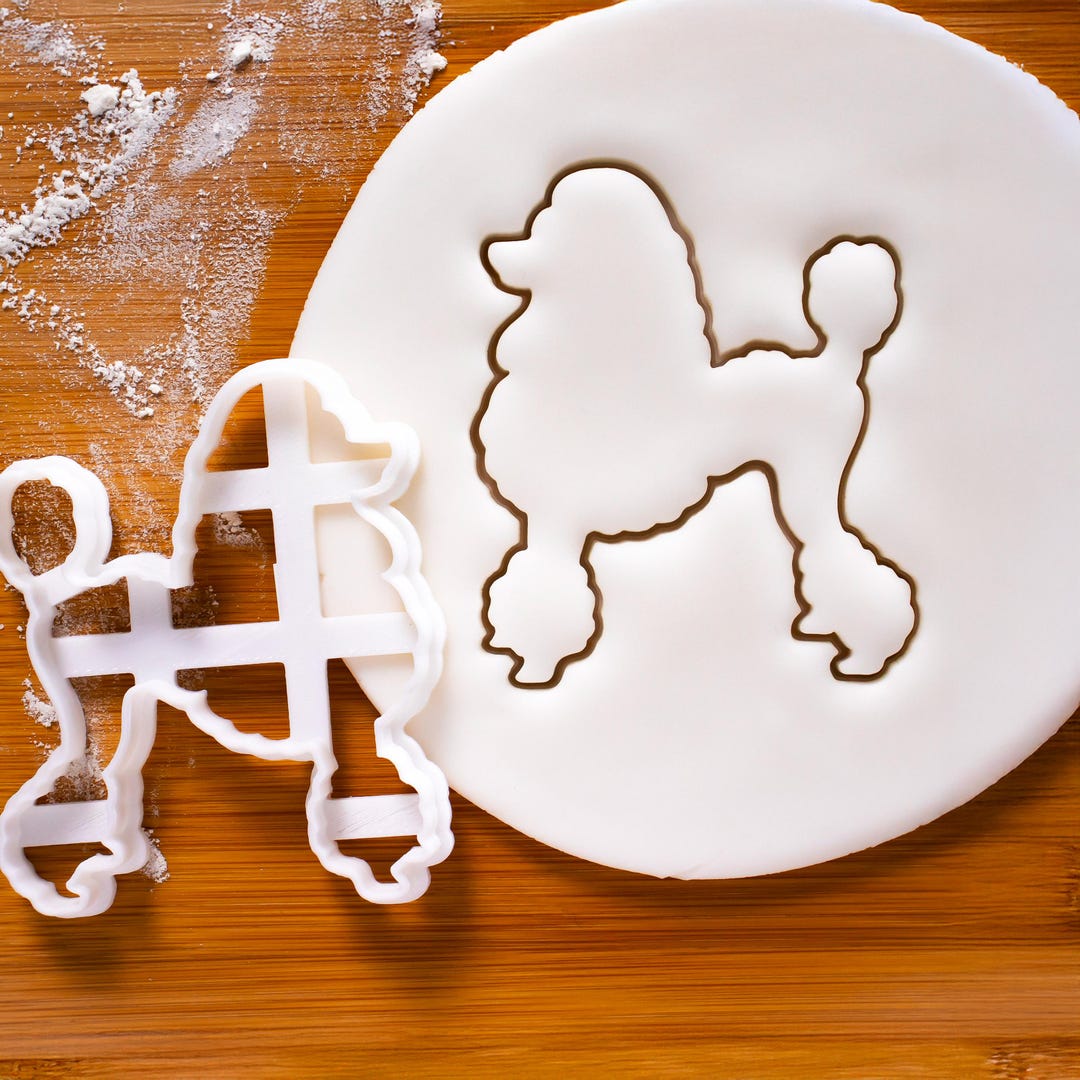 Poodle Dog Cookie Cutter (full-body): Dog Treat Mold - Etsy