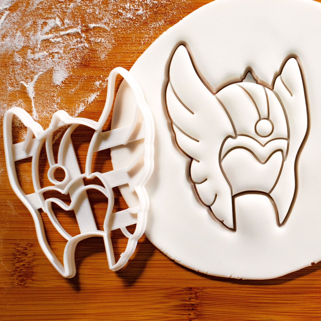 Winged Helmet Cookie Cutter Celtic Mjölnir Norse Mythology God of ...