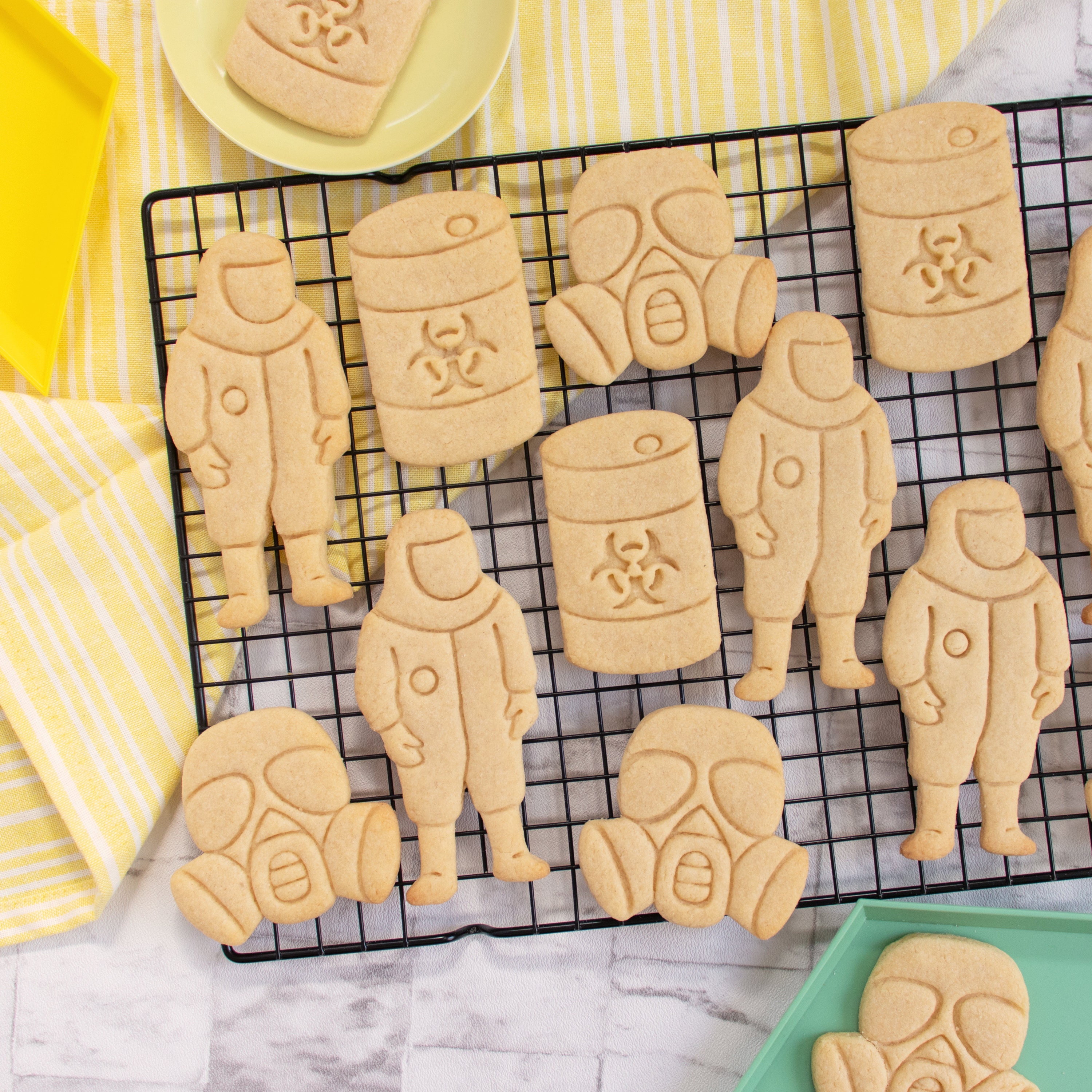 Biohazard Suit Cookie Cutter: Hazmat Design for Halloween Apocalypse ...