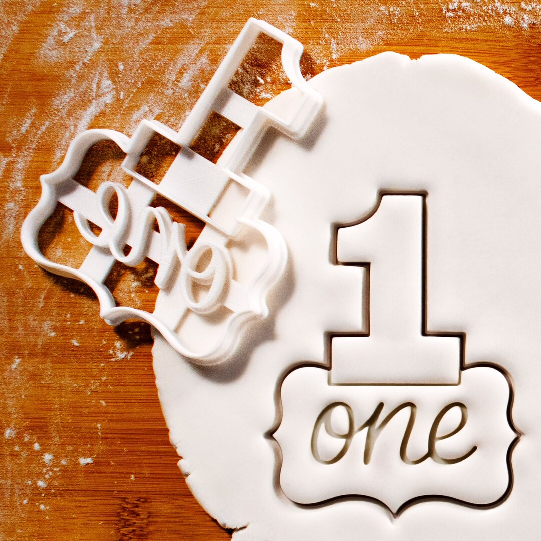 Number 1 Cookie Cutter - Ideal for Celebrations, First Birthdays, and ...