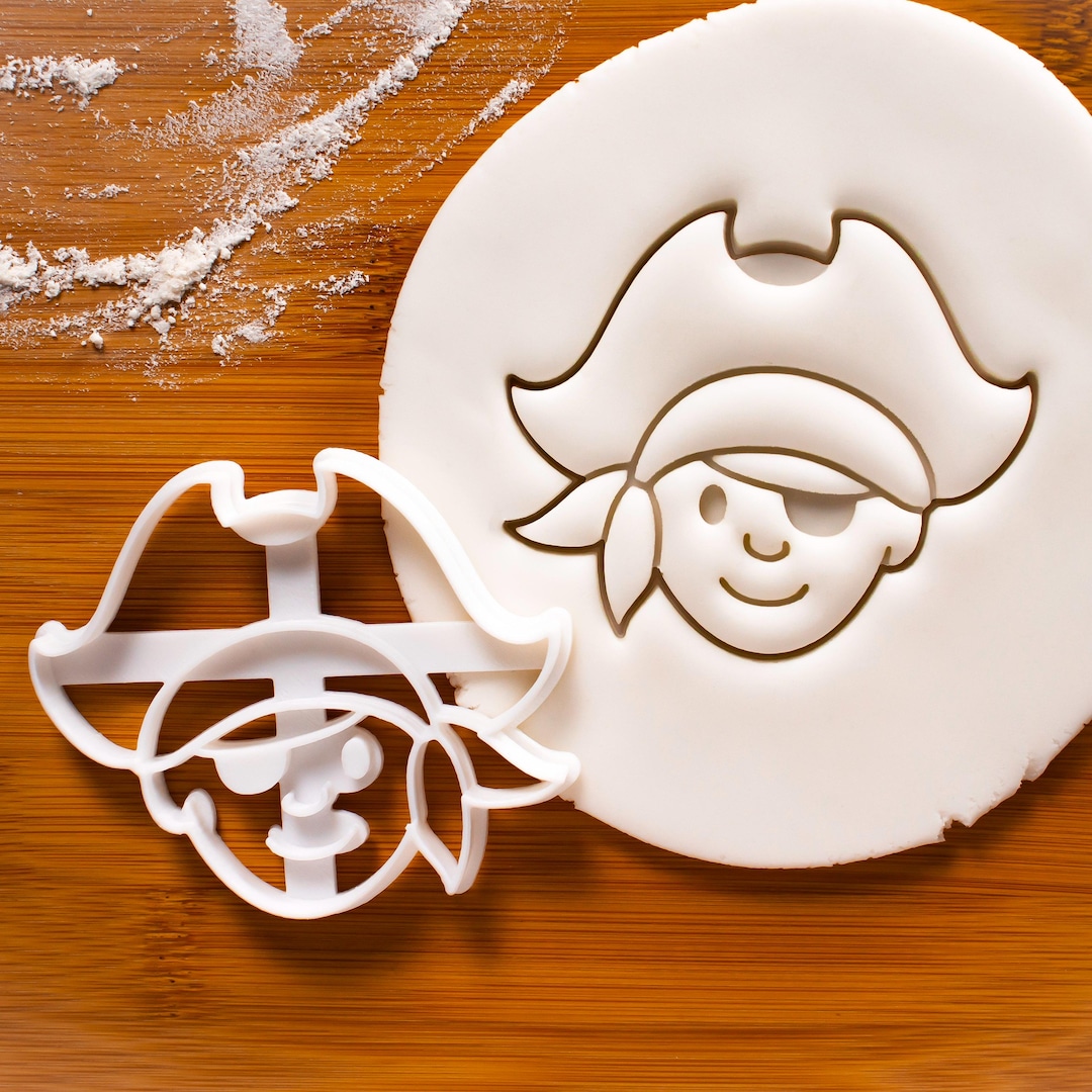 Pirate Boy Cookie Cutter: Nautical Design for Kids Birthday, Pirate ...