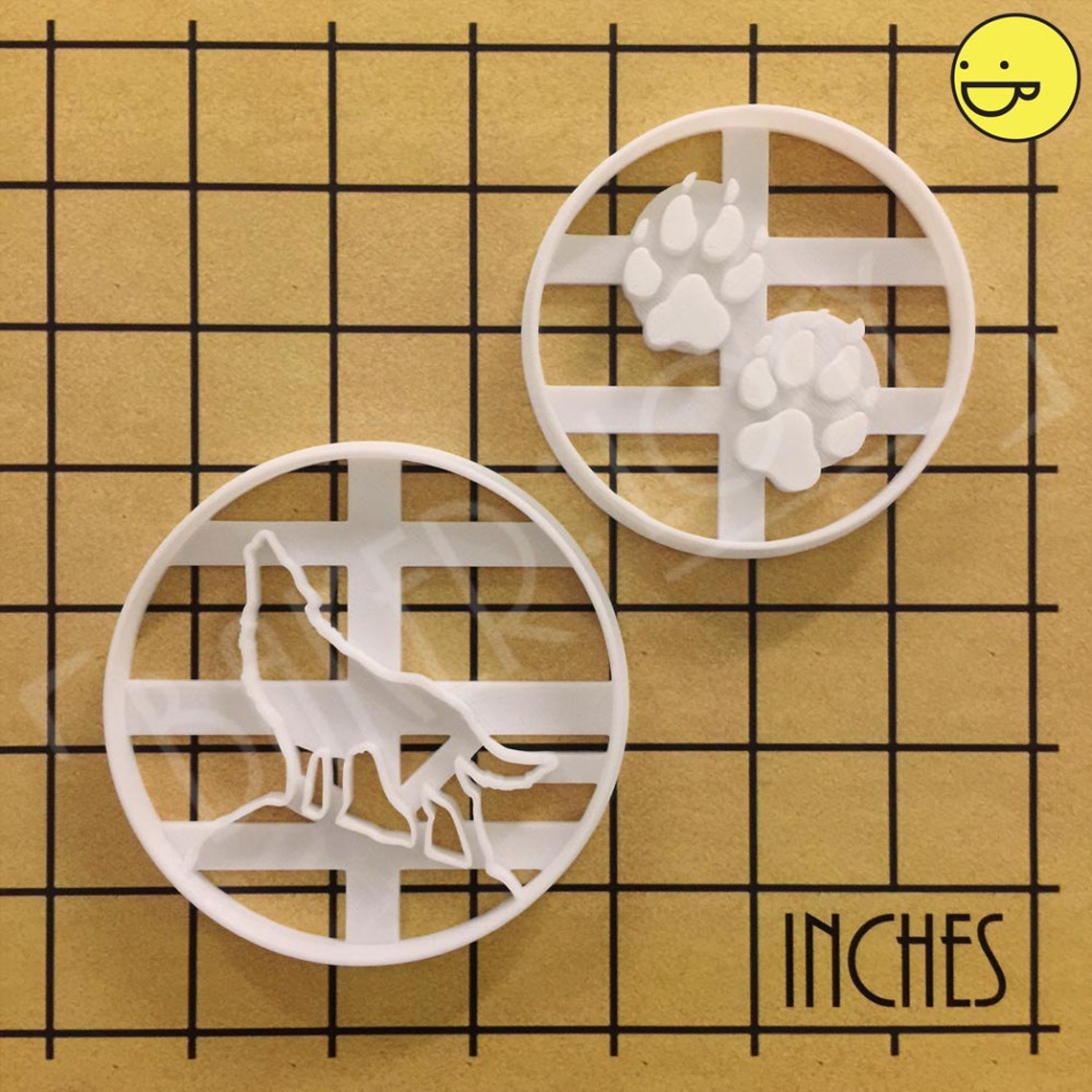 Howling Wolf Moon Cookie Cutters Biscuits Cutter One of a - Etsy Singapore