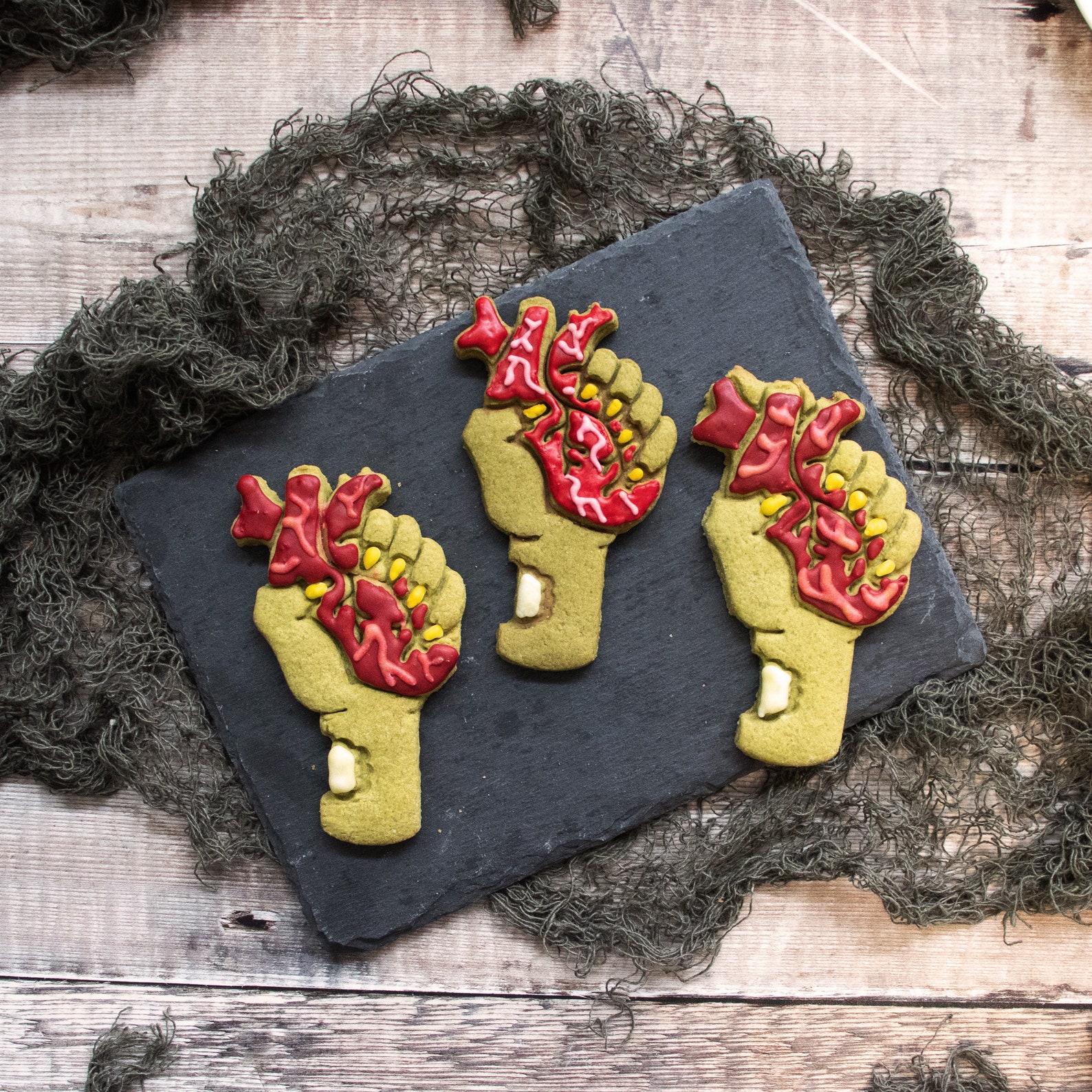 Heart in Zombie Hand Cookie Cutter Bakerlogy Biscuit Cutters - Etsy