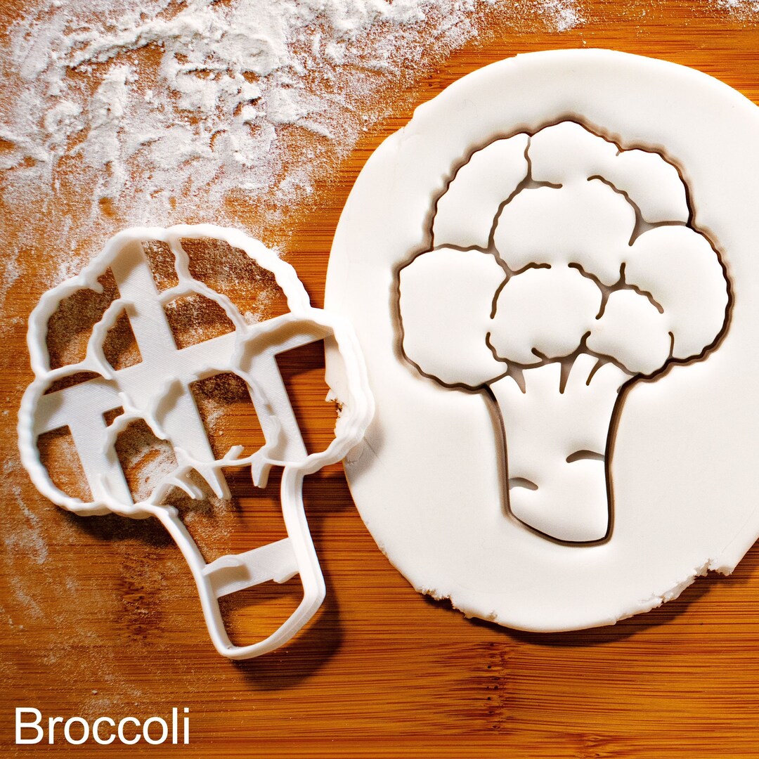 Broccoli Cookie Cutter Fruits And Vegetables Theme Etsy