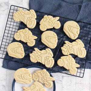 Motorbike Rider Cookie Cutter - Motorcycle Riders Themed Birthday Party ...