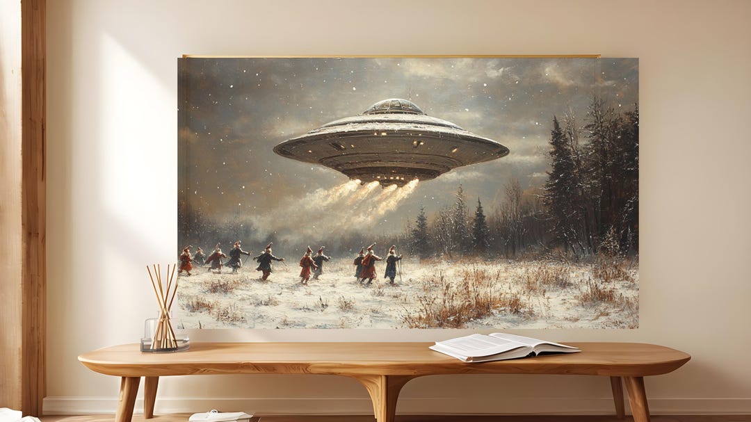 UAP Art Bundle: Enchanting Tomte Gnome Collection in Ufo-infused ...