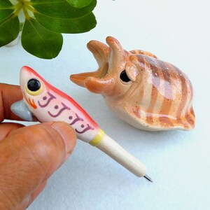 Cuttlefish Doll and Lure Ball-point Pen Includes One Refill Japanese ...