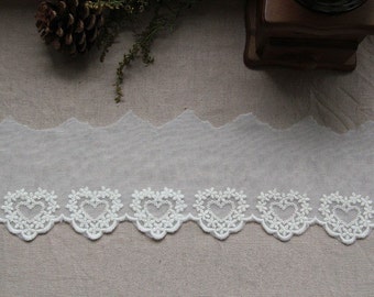 Heart Lace Trim | Etsy