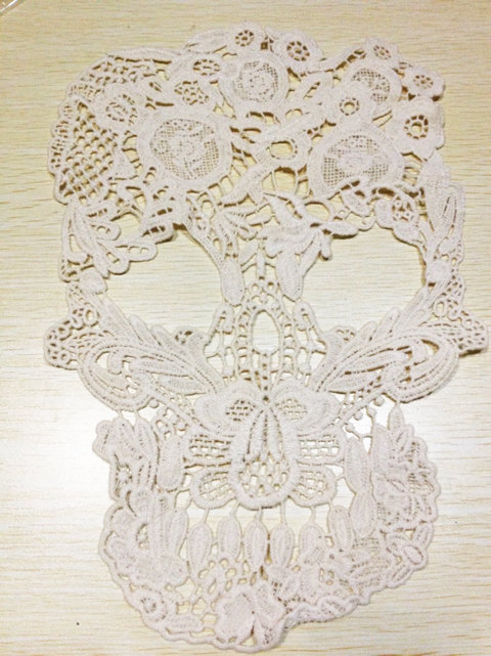 Big Skull Lace Appliques Embroidery Patches Punk Trim Venice - Etsy