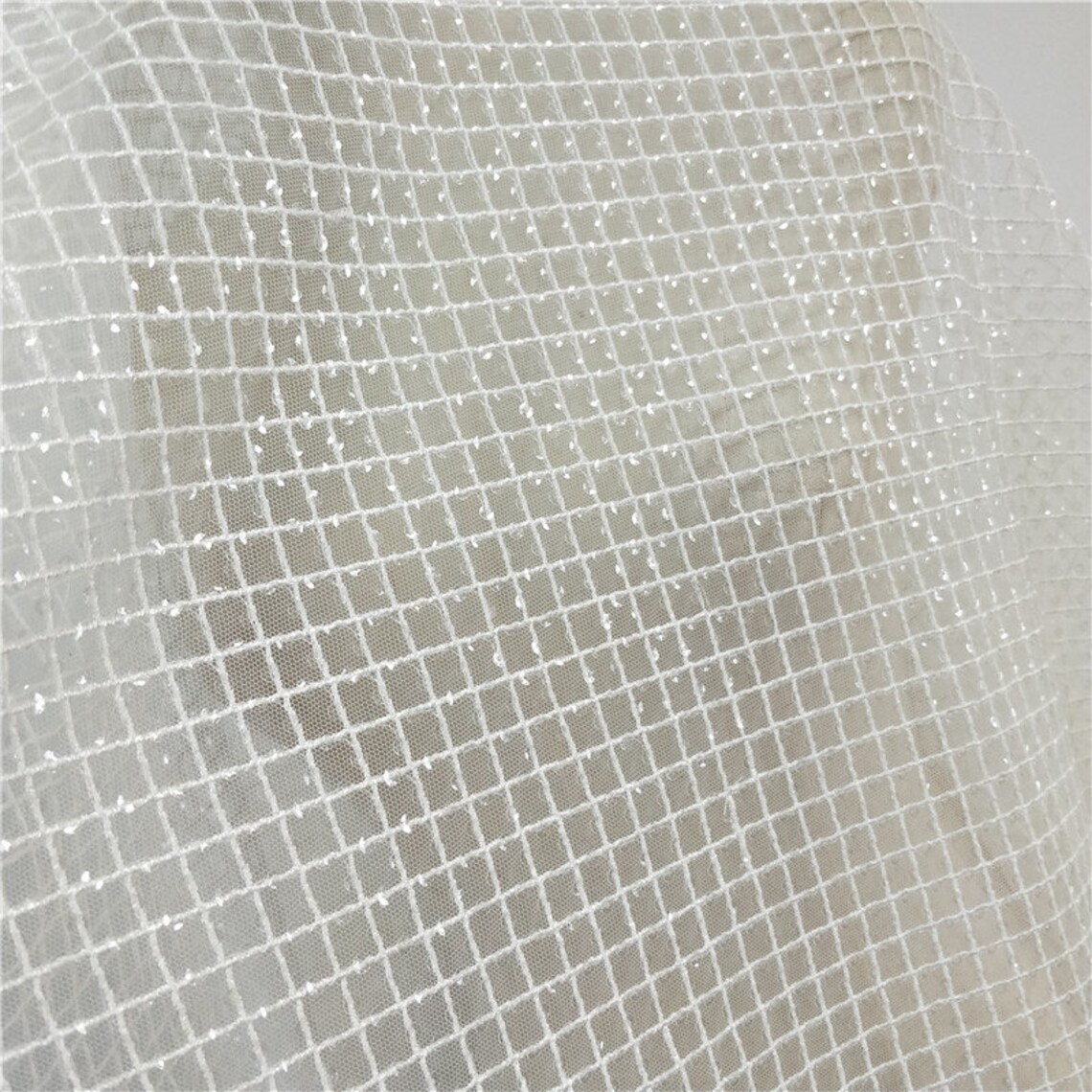 3D Beaded Gridding Fabric with Sequins Lace Bridal Fabric | Etsy
