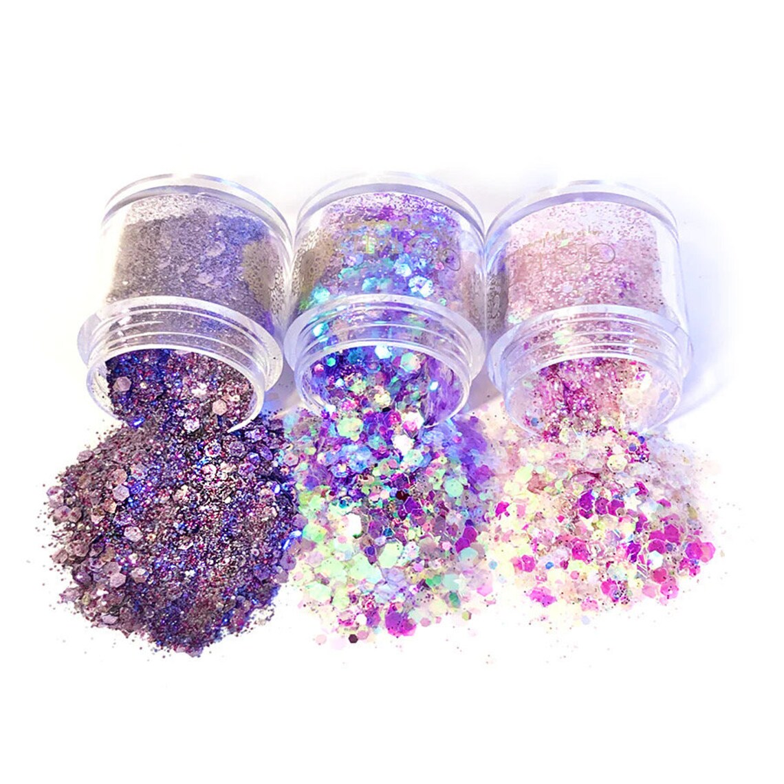 Purple Perfection Sparkle Set Glow in the Dark Glitter - Etsy