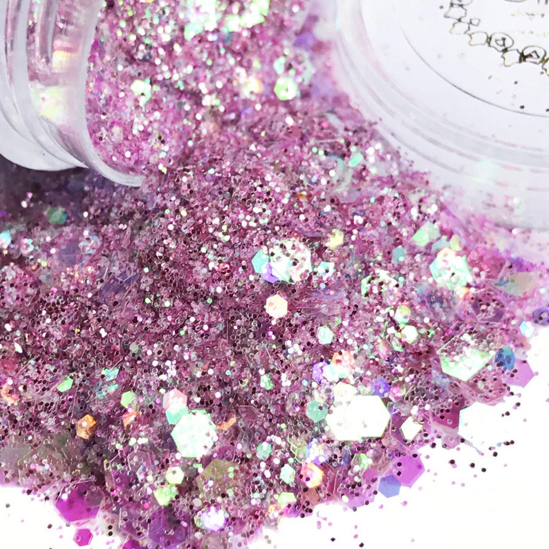 Glow in the Dark Glitter - Fairy Floss Pink Cosmetic Grade Vegan ...