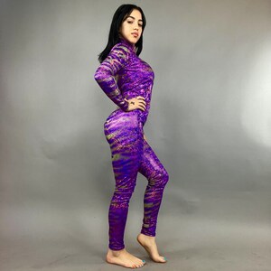 Avatar Purple. Catsuit, Bodysuit Costume for Aerial ,contortion Show ...