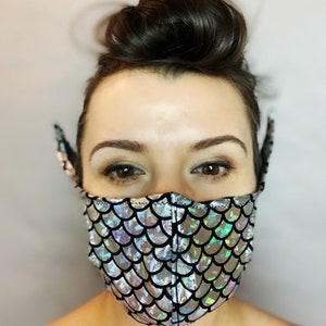 Elf Ears Face Mask for All Ages, Beautiful Baby Yoda Costume, Reusable ...