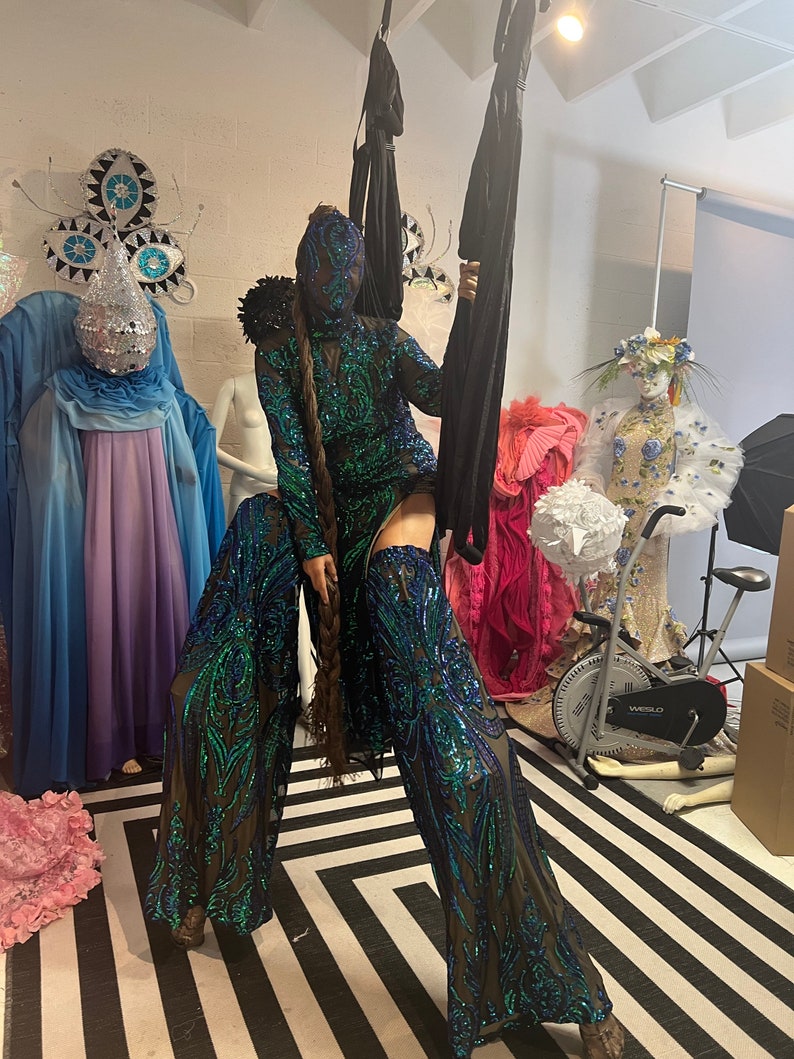 Futuristic Clothing Alien Costume Coachella Outfit Exotic - Etsy