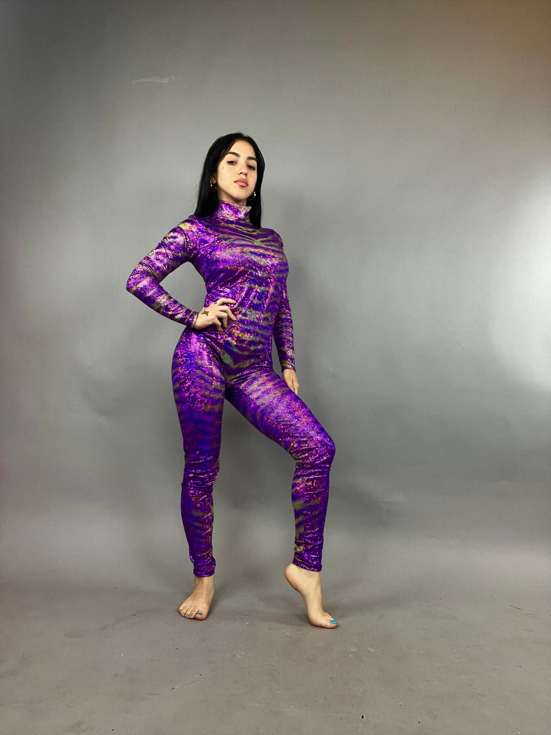 Avatar Purple. Catsuit, Bodysuit Costume for Aerial ,contortion Show ...
