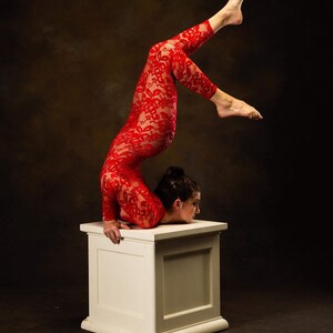 Sheer Bodysuit for Woman or Man, Showgirl Costume ,lace Catsuit ...