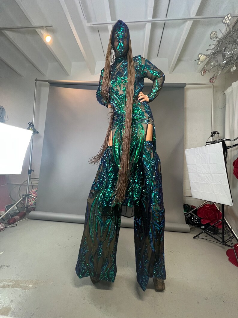 Futuristic Clothing Alien Costume Coachella Outfit Exotic - Etsy