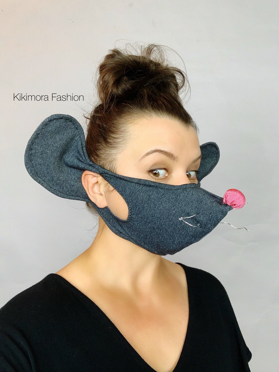 Mouse Face mask.Beautiful reusable face mask Custom made face | Etsy