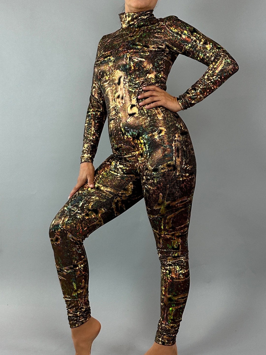 Alien Costume.exotic Dance Wear. Lycra Jumpsuit for Woman or Man ...