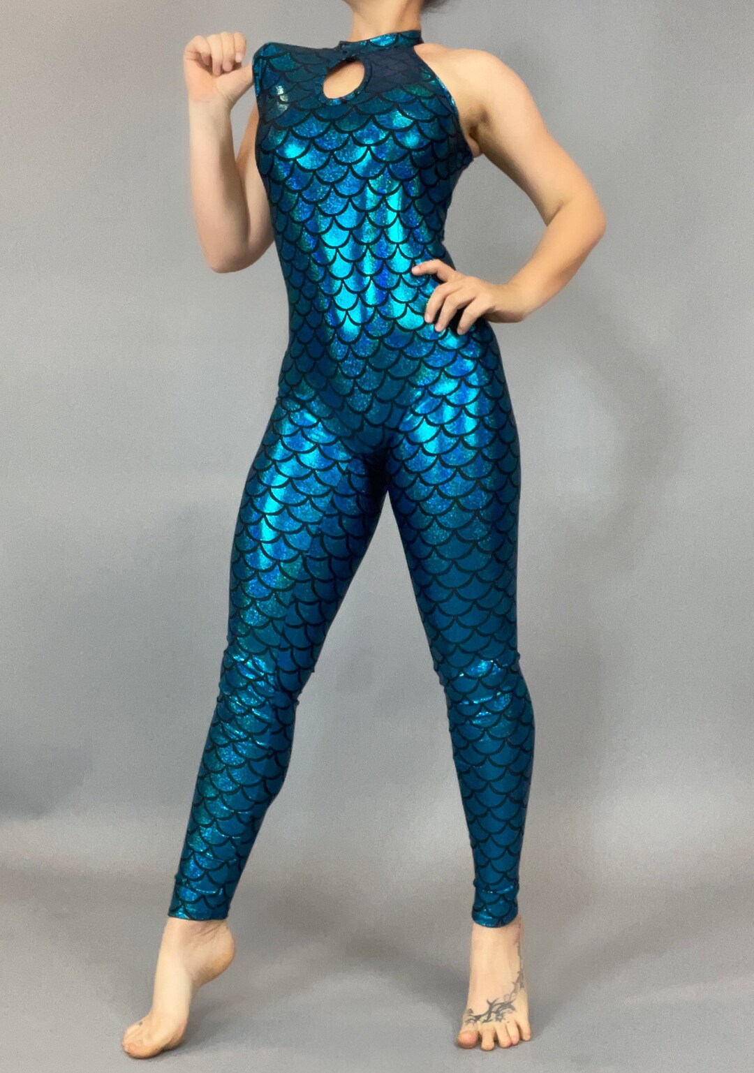 Mermaid Spandex Unitard: Exotic Dance, Yoga, Aerialist Costume - Custom ...
