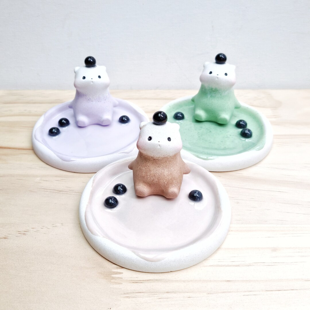 Handmade Boba Bubble Tea Bearer Dish - Etsy