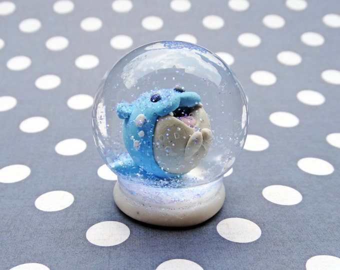 Polymer Clay Spheal Pokemon Snowglobe - Etsy