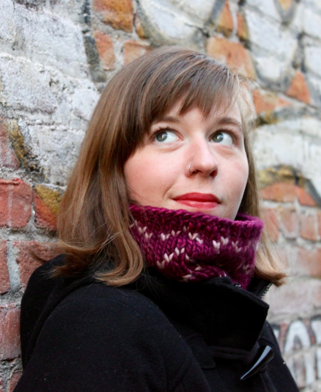 Chunky Chevron Cowl: A Knitting Pattern - Etsy