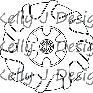 Monster Truck Tire Cut File, Tire DXF, Wheel DXF, Monster Truck Tire ...