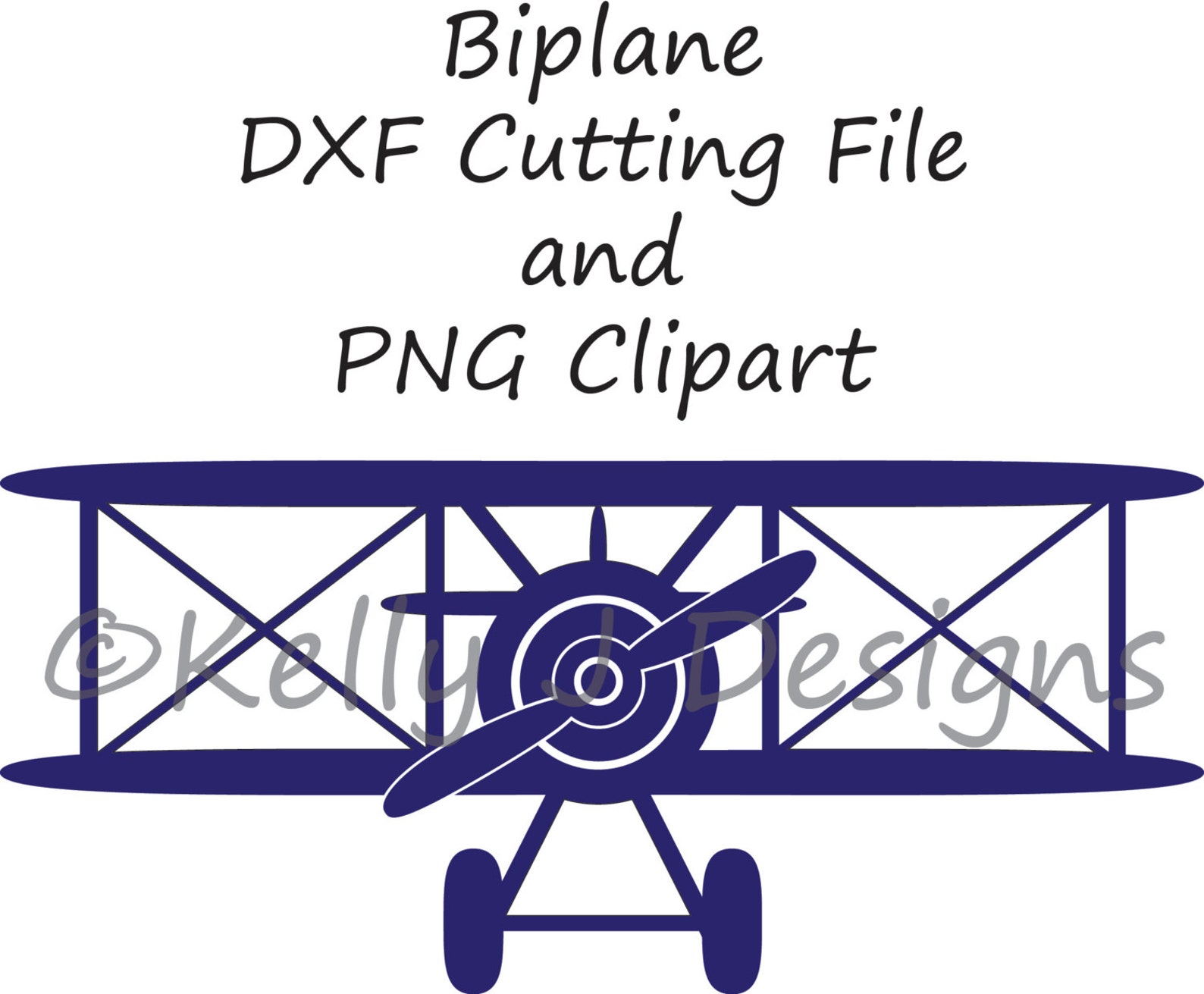 Biplane DXF Cutting File and PNG Clipart File - Etsy Canada