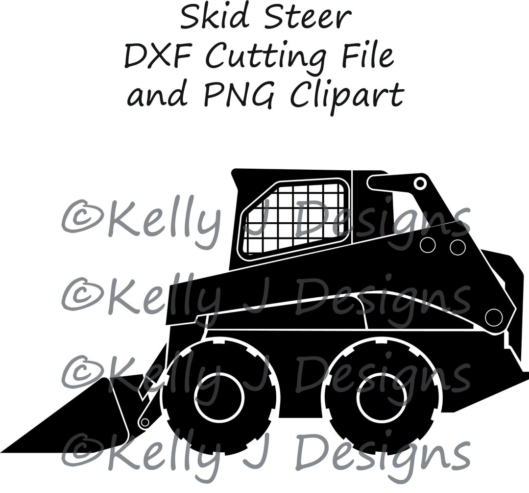 Skid Steer Cut File, Skid Steer DXF - Etsy Canada