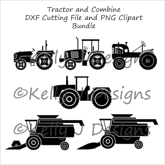Tractor Cut File Bundle Tractor DXF Bundle | Etsy