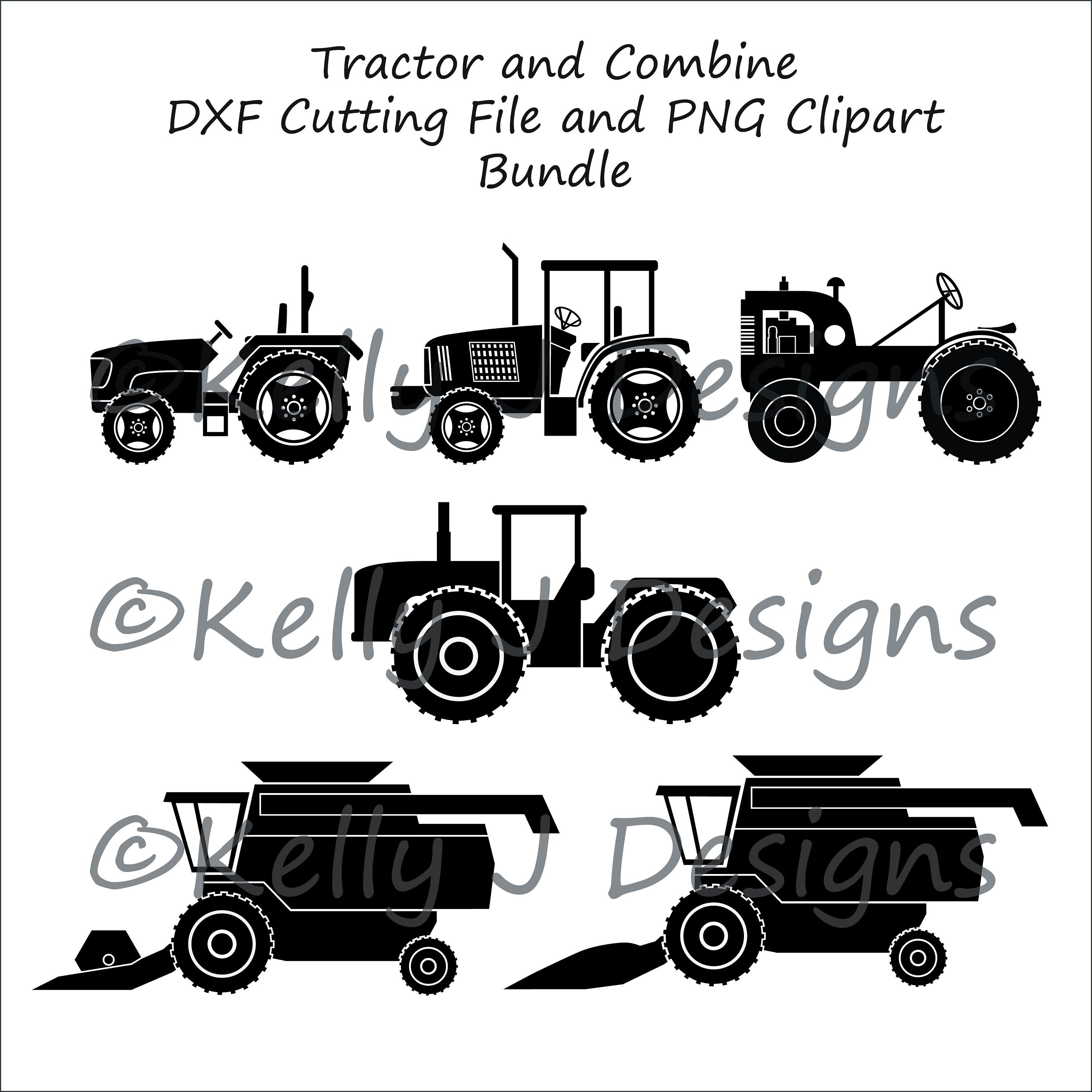 Tractor Cut File Bundle, Tractor DXF Bundle - Etsy UK