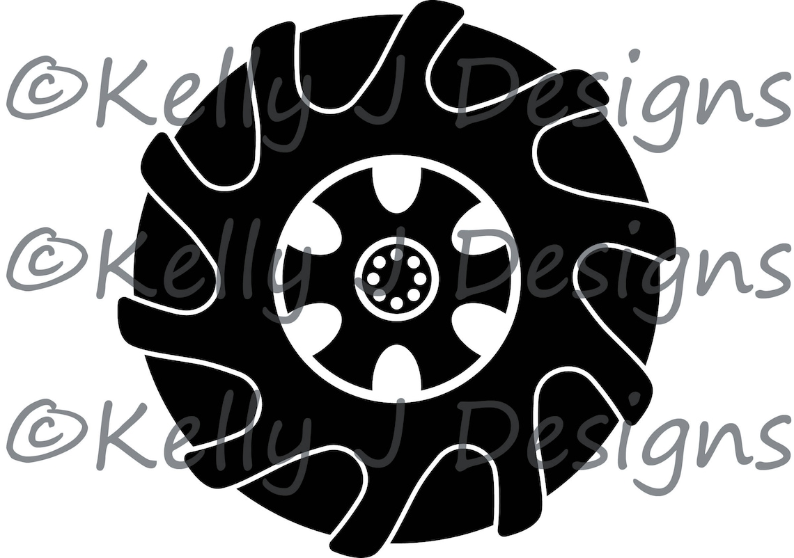 Monster Truck Tire Cut File Tire DXF Wheel DXF Monster | Etsy