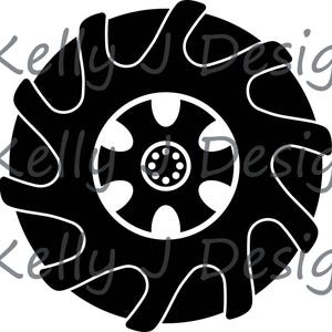 Monster Truck Tire Cut File, Tire DXF, Wheel DXF, Monster Truck Tire ...
