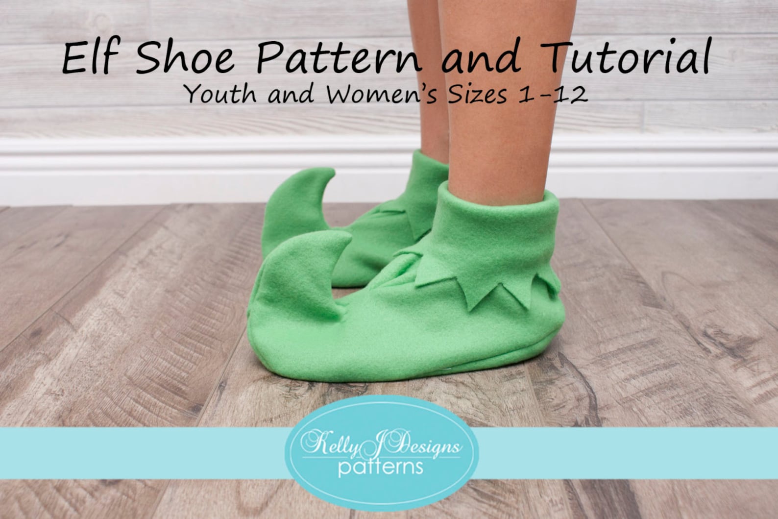 Elf Shoe PDF Pattern and Tutorial Youth and Women's Sizes - Etsy