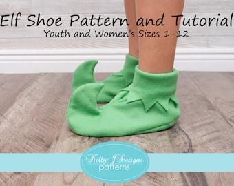 Elf Hat and Elf Shoe PDF Pattern Bundle - Etsy