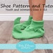 Elf Shoe PDF Pattern and Tutorial Youth and Women's Sizes 1-12 - Etsy