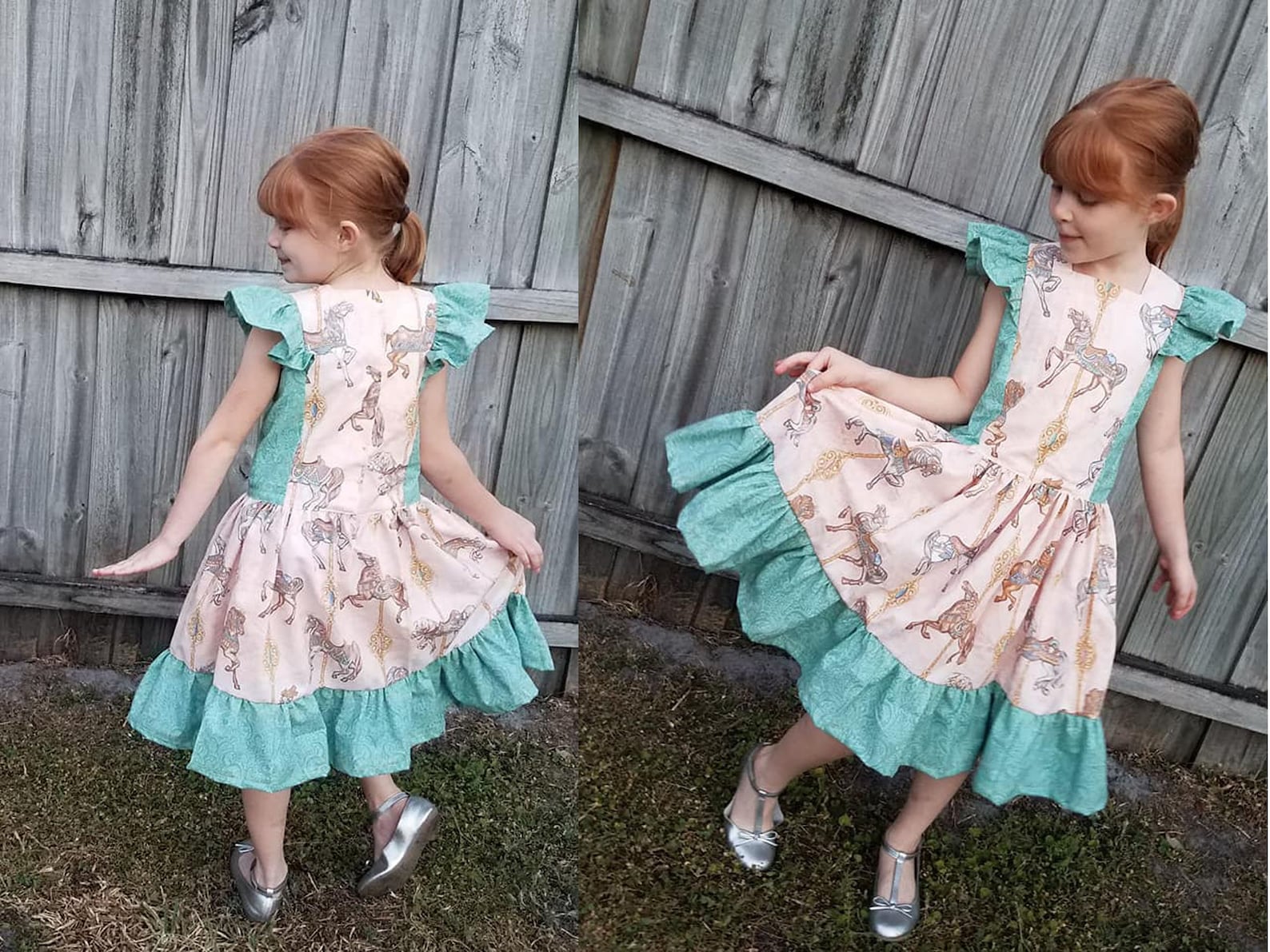 Petunia Dress Pattern Girls' Dress PDF Sewing Fabric - Etsy