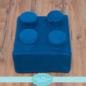 Building Block Cushion PDF Pattern and Tutorial - Etsy