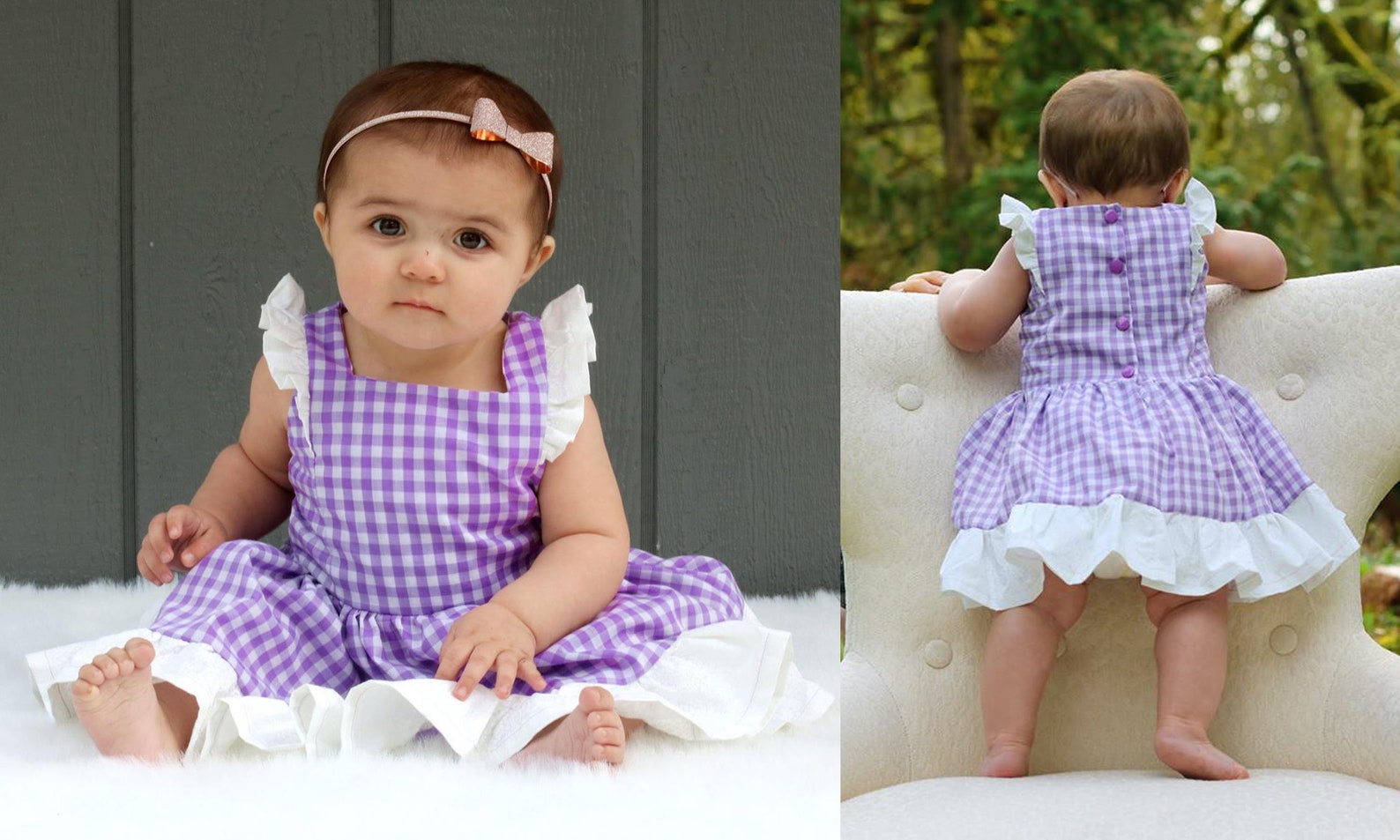 Petunia Dress Pattern Girls' Dress PDF Sewing Fabric - Etsy