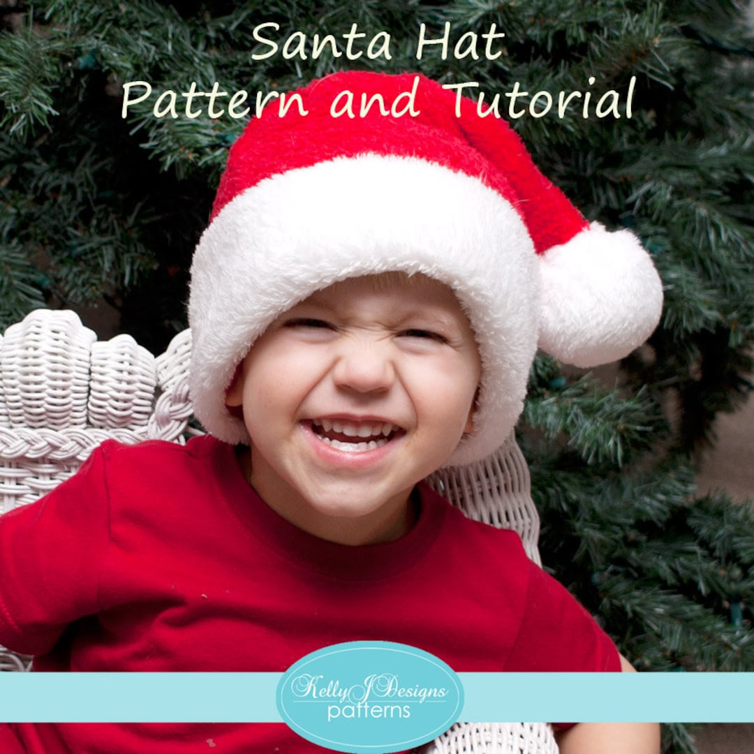 Santa Hat PDF Sewing Pattern - Etsy
