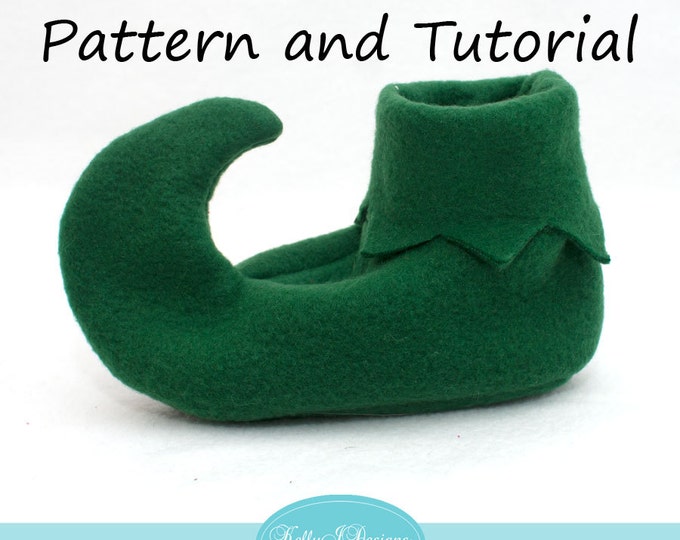 Elf Shoe PDF Pattern and Tutorialinfant and Toddler Sizes - Etsy